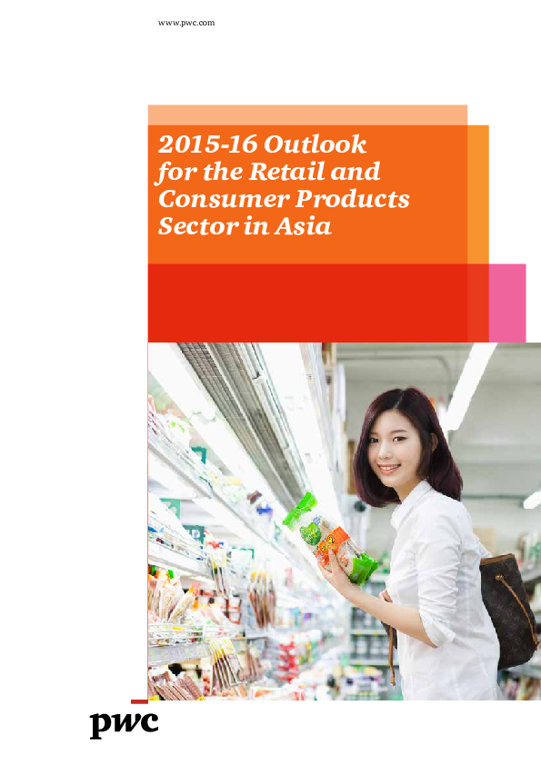 (PDF) 2015-16 Outlook for the Retail and Consumer Products Sector in Asia