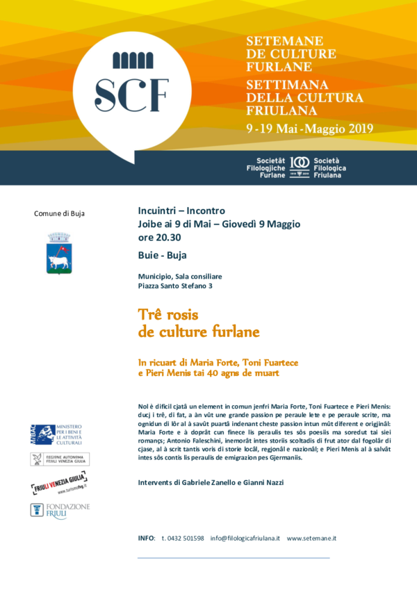 (PDF) Trê rosis de culture furlane. In ricuart di Maria Forte, Toni ...
