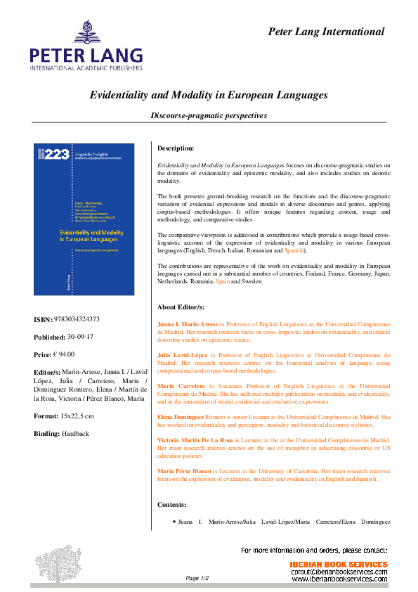 (PDF) Reporting the source of information in the British and Spanish ...