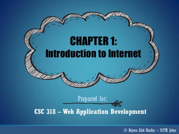 (PDF) Chap 1 - Intro to Internet | SAYUTI MAHMOOD - Academia.edu