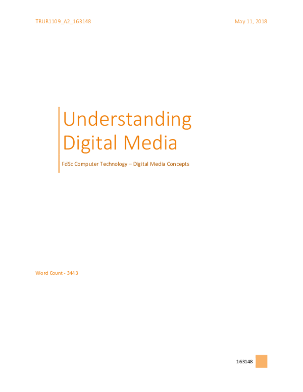 (PDF) Understanding Digital Media