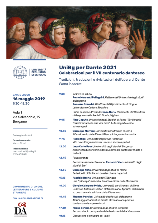 (PDF) UniBg per Dante 2021: primo incontro | Thomas Persico - Academia.edu