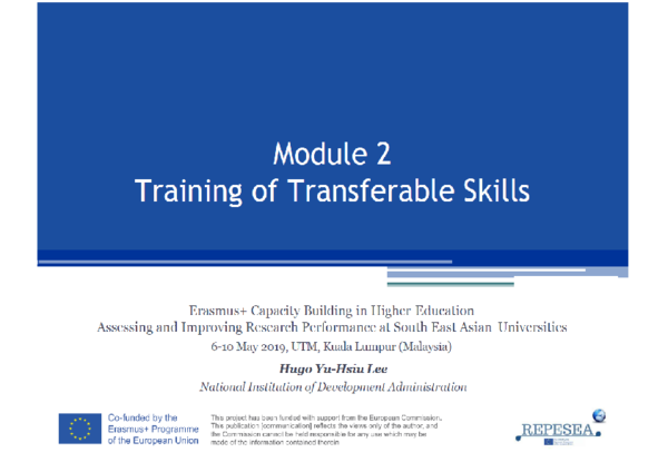 (PDF) European Union Erasmus + training program supplementary materials for publishing skills