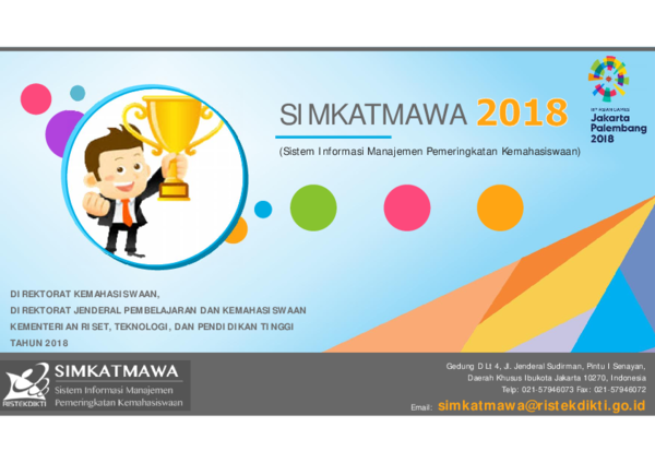 (PDF) SIMKATMAWA (Sistem Informasi Manajemen Pemeringkatan Kemahasiswaan