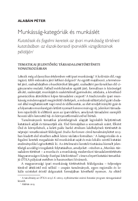 (PDF) Egy másik Kelet-Európa : Munkás-és társadalomtörténeti ...