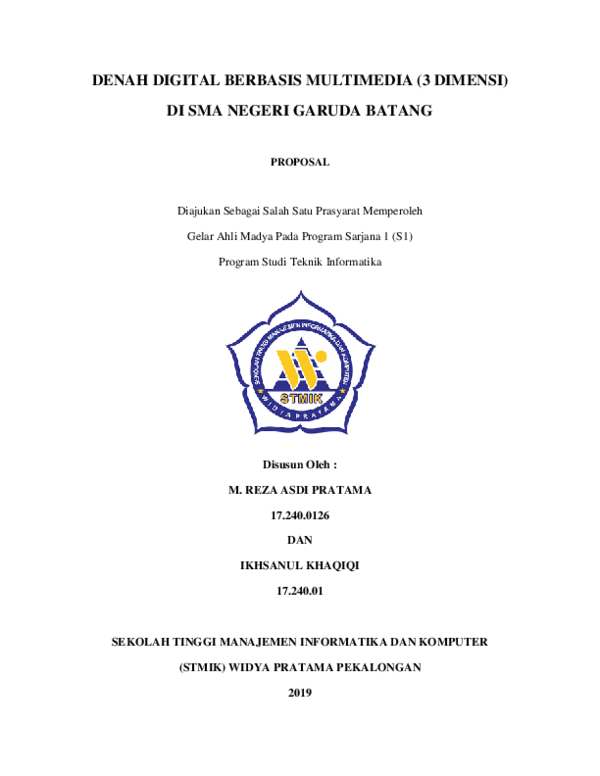 (DOC) DENAH DIGITAL BERBASIS MULTIMEDIA
