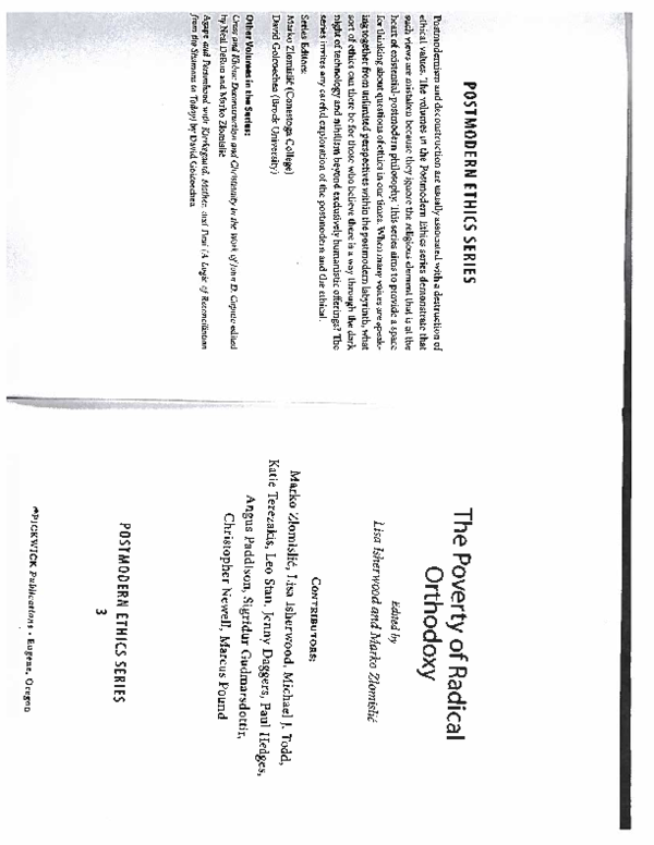 (PDF) J.G. Hamann and the Self-Refutation of Radical Orthodoxy