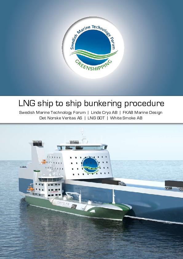 (PDF) LNG bunkering Ship to Ship procedure
