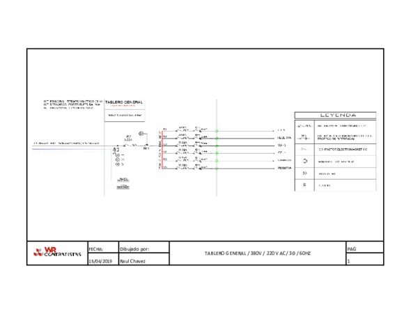 (PDF) DIAGRAMA UNIFILAR - TABLERO GENERAL | Evelin Cieza - Academia.edu