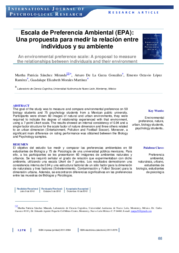 (PDF) ISSN impresa (printed) 2011-2084 ISSN electrónica (electronic