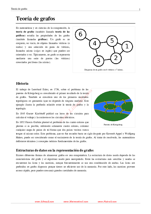 (PDF) Teoría de grafos 1