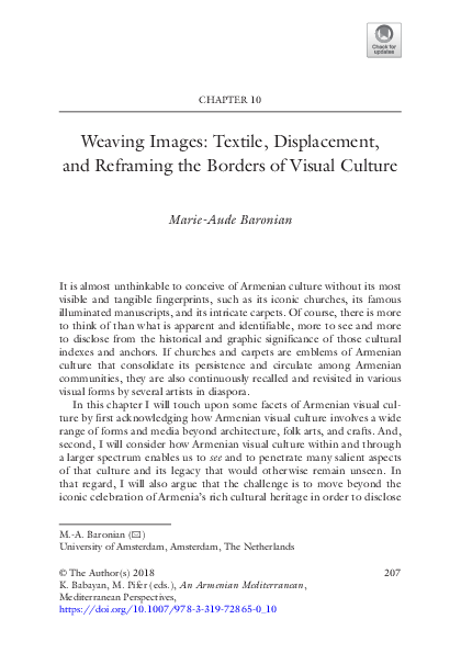 (PDF) Weaving Images: Textile, Displacement, and Reframing the Borders ...