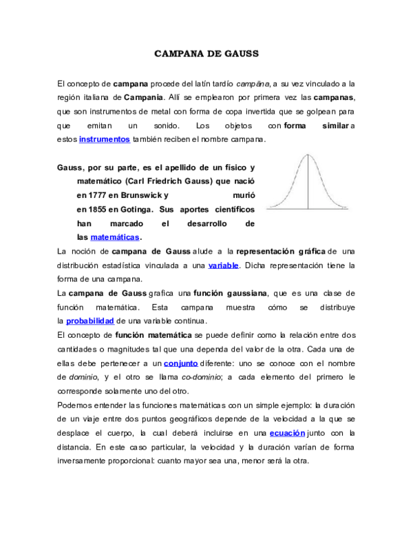 (DOC) CAMPANA DE GAUSS