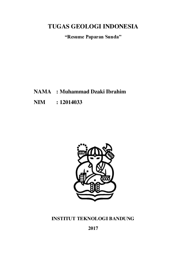 (PDF) GEOLOGI INDONESIA: Resume Geologi Paparan Sunda