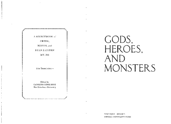 (PDF) Telipinu Myth GODS, HEROES, AND MONSTERS
