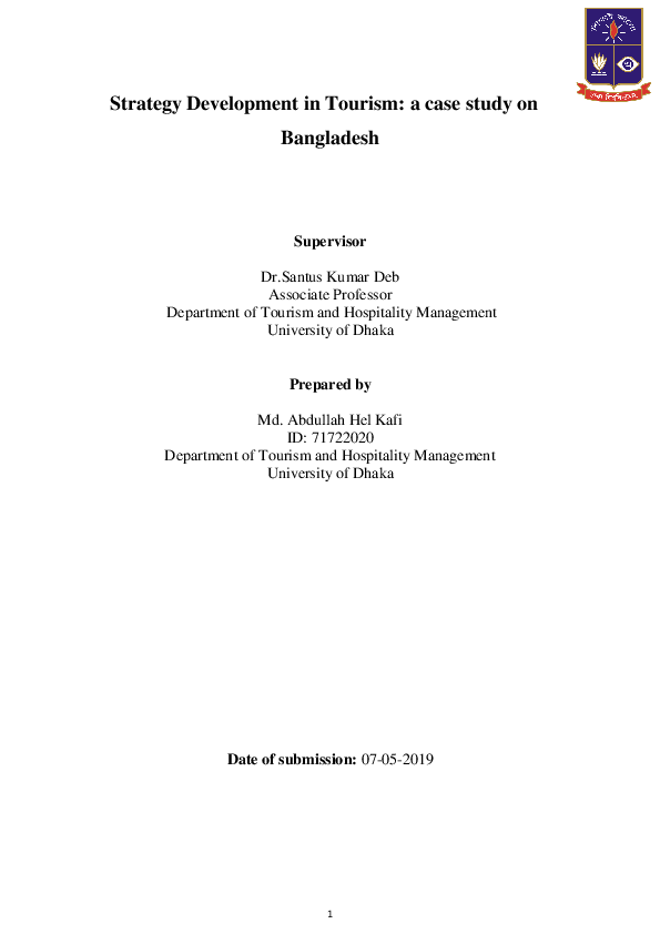 (DOC) Development strategy of tourism