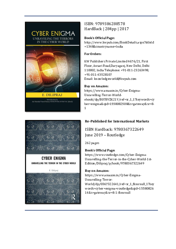 (PDF) CYBER ENIGMA: UNRAVELING THE TERRORS IN THE CYBER WORLD