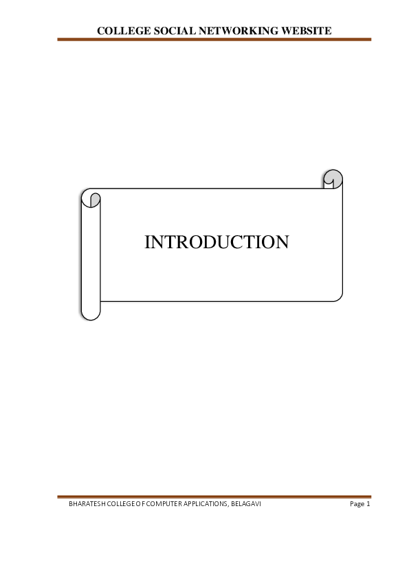 (PDF) COLLEGE SOCIAL NETWORKING WEBSITE