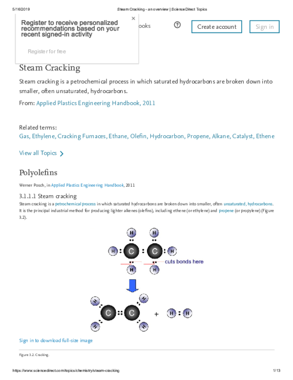 (PDF) Steam Cracking