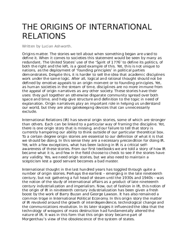 (DOC) History of IR