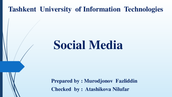 (PPT) Presentation (Social Media)