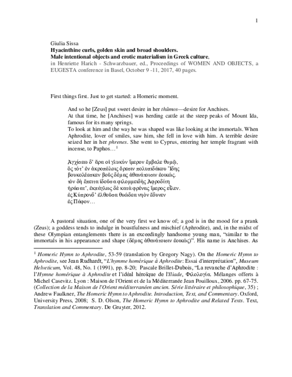 (DOC) “Τί θαυμαστόν; Intentional Objects and Erotic Materialism in ...