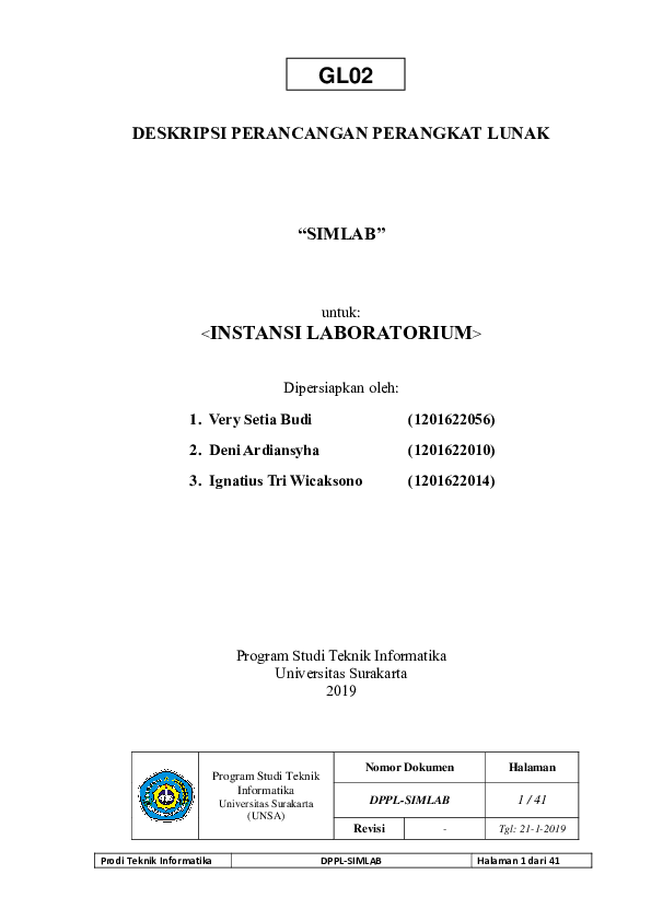 (DOC) DPPL SIMLAB (Sistem Informasi Manajemen Laboratorium)
