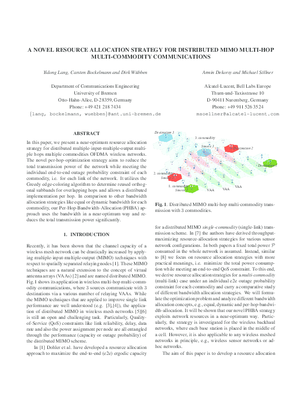 (PDF) A novel resource allocation strategy for distributed MIMO multi ...