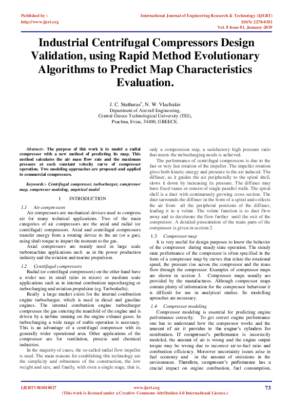 (PDF) IJERT-Industrial Centrifugal Compressors Design Validation, using Rapid Method ...