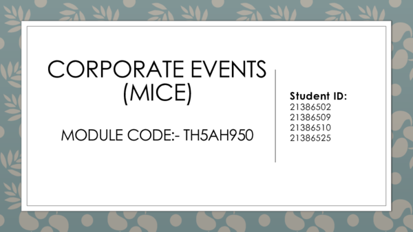 (PDF) Pitch for a presentation plan about rewarding the staff to win ...