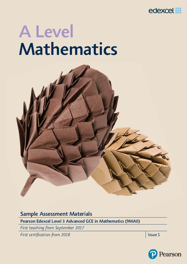 (PDF) A level Mathematics sample assessment materials