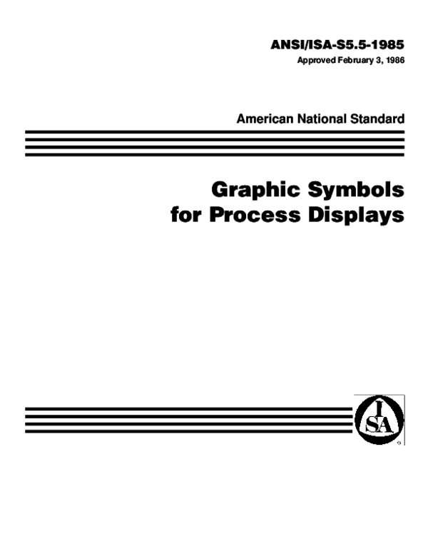 (PDF) Graphic Symbols for Process Displays