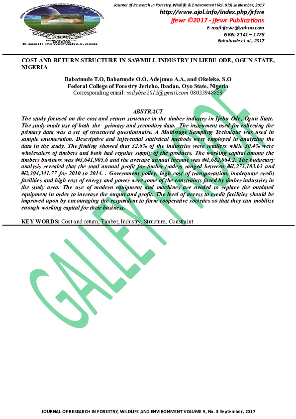 (DOC) Babatundes corrected Paper (1)