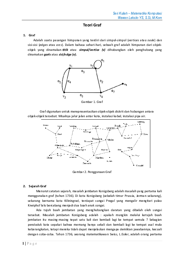 (PDF) Teori Graf