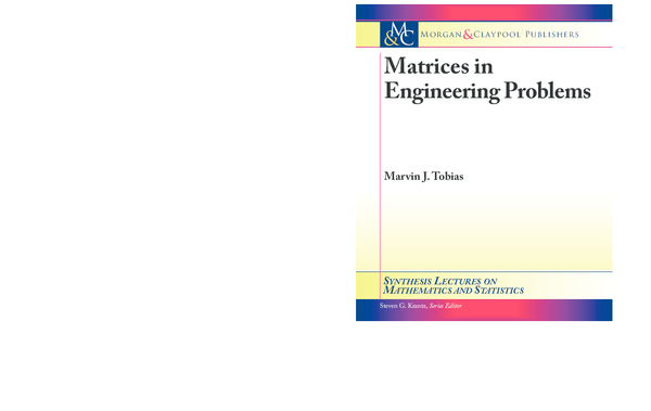 (PDF) Matrices in Engineering Problem