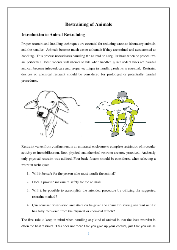 PDF Handling And Restraining Of Animals Asif Ali Irfan Academia edu PDF Handling And Restraining Of Animals Asif Ali Irfan Academia edu