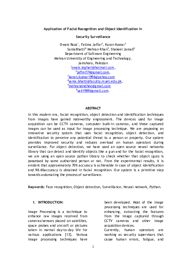 space object surveillance and identification