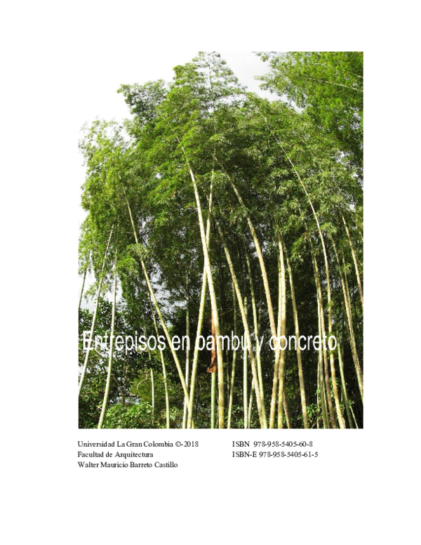 (PDF) Entrepiso en bambú madera concreto