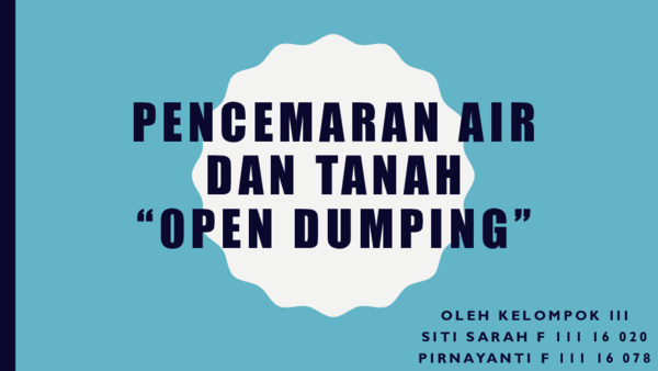 (PPT) OPEN DUMPING kel.
