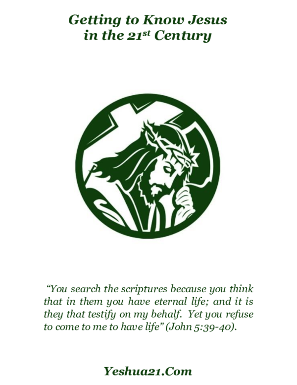 (PDF) Getting to Know Jesus in the 21st Century