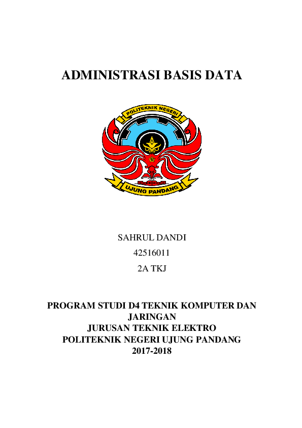 (PDF) ADMINISTRASI BASIS DATA
