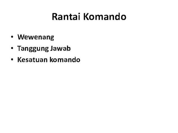 (PPT) Rantai Komando