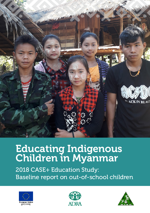 (PDF) Educating Indigenous Children in Myanmar: Baseline report on out ...