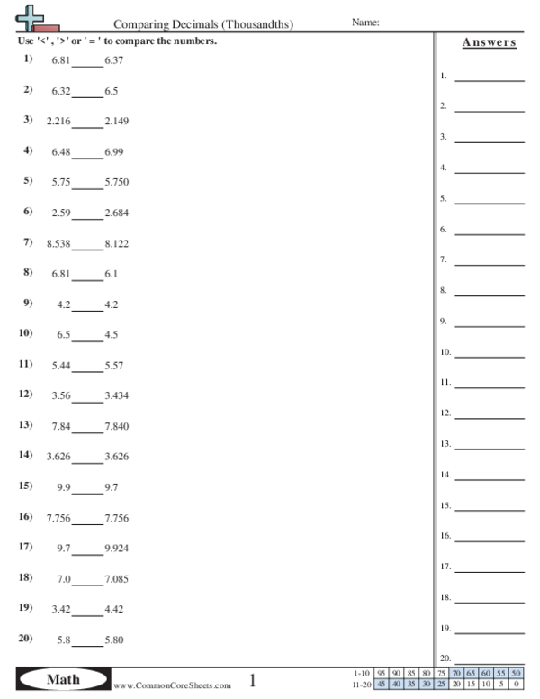 (PDF) Comparing decimals symbols | Angelle DeLaneuville - Academia.edu