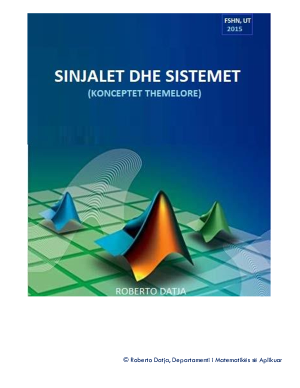 Signals and Systems (Fundamental Concepts)