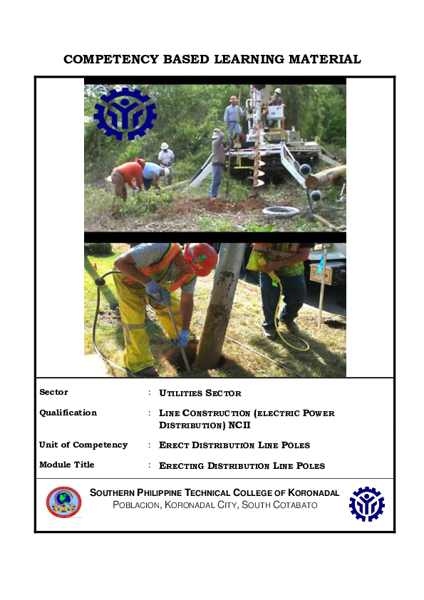 (DOC) CBLM ONE LEARNING OUTCOME