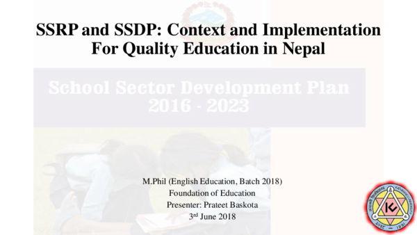 (PPT) Presentation on SSDP and SSRP