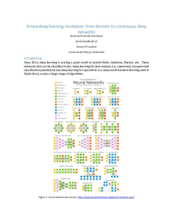 (PDF) A new deep learning revolution: from discrete to continuous deep ...