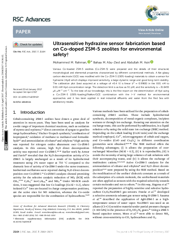 (PDF) RSC Adv., 2017, 7, 21164–