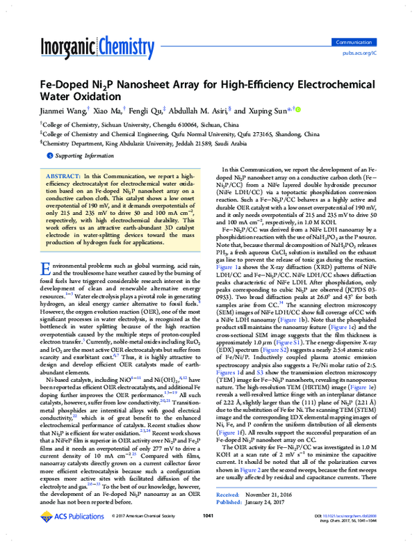 (PDF) Inorg. Chem. 2017, 56, 1041−